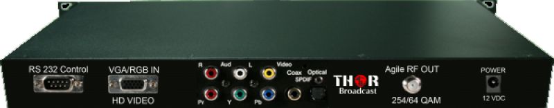 Component to RF Modulator over Coax - Thor Broadcast