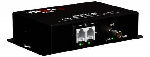 Pots (rj11) Analog Phone Line over Fiber Converter Extender - Thor ...