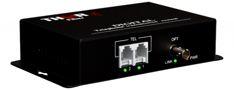 Pots (rj11) Analog Phone Line over Fiber Converter Extender - Thor ...
