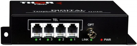 Analog Phone over Fiber, Pots line over Ethernet - Thor Broadcast