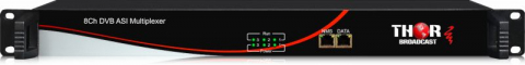 DVB ASI IP Broadcast Multiplexer, 8 Input Mux - Thor Broadcast