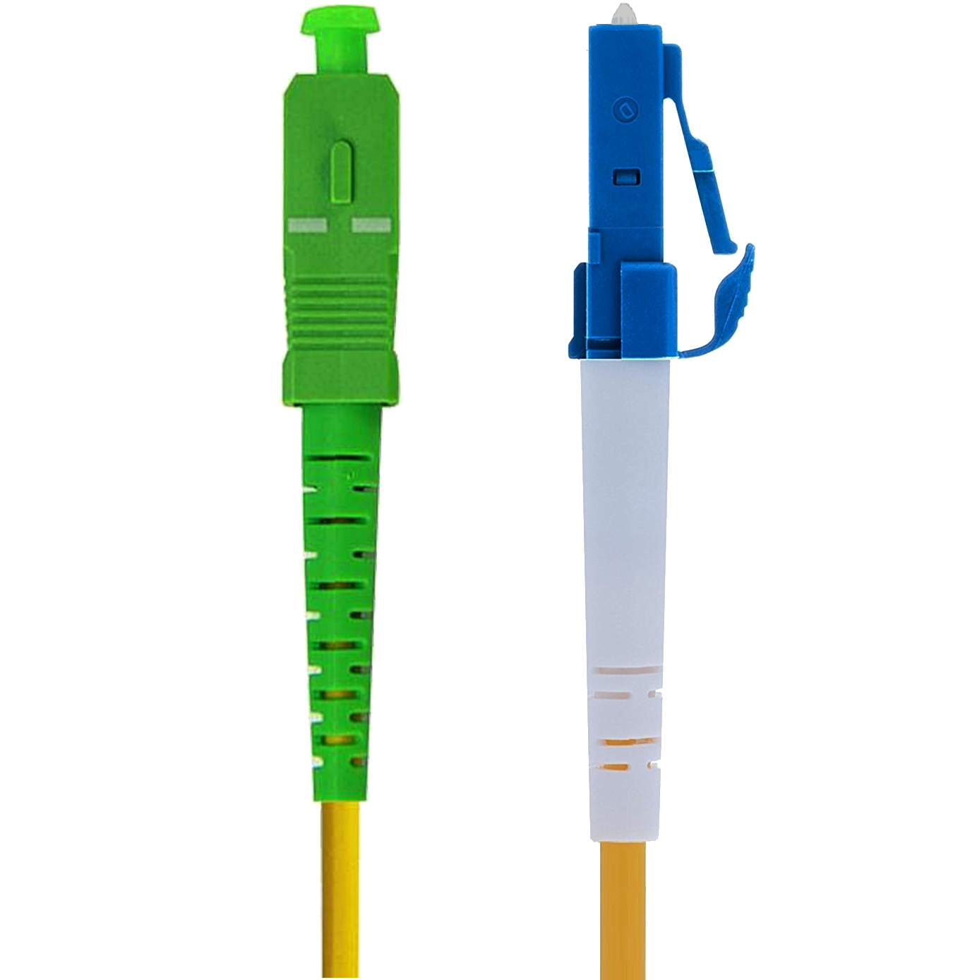 SC APC To LC PC Simplex Single Mode Fiber Patch Cable 1M Thor Broadcast SC APC To LC PC Simplex Single Mode Fiber Patch Cable 1M Thor Broadcast